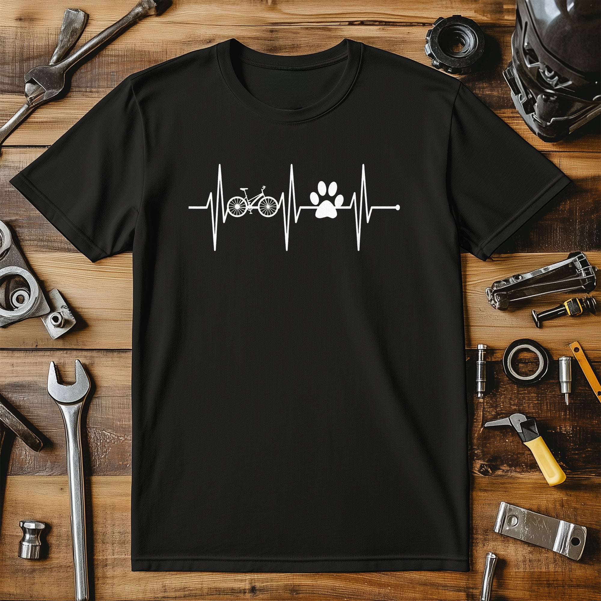 Bikes & Paws Pulse (94 T-shirt – Velotees