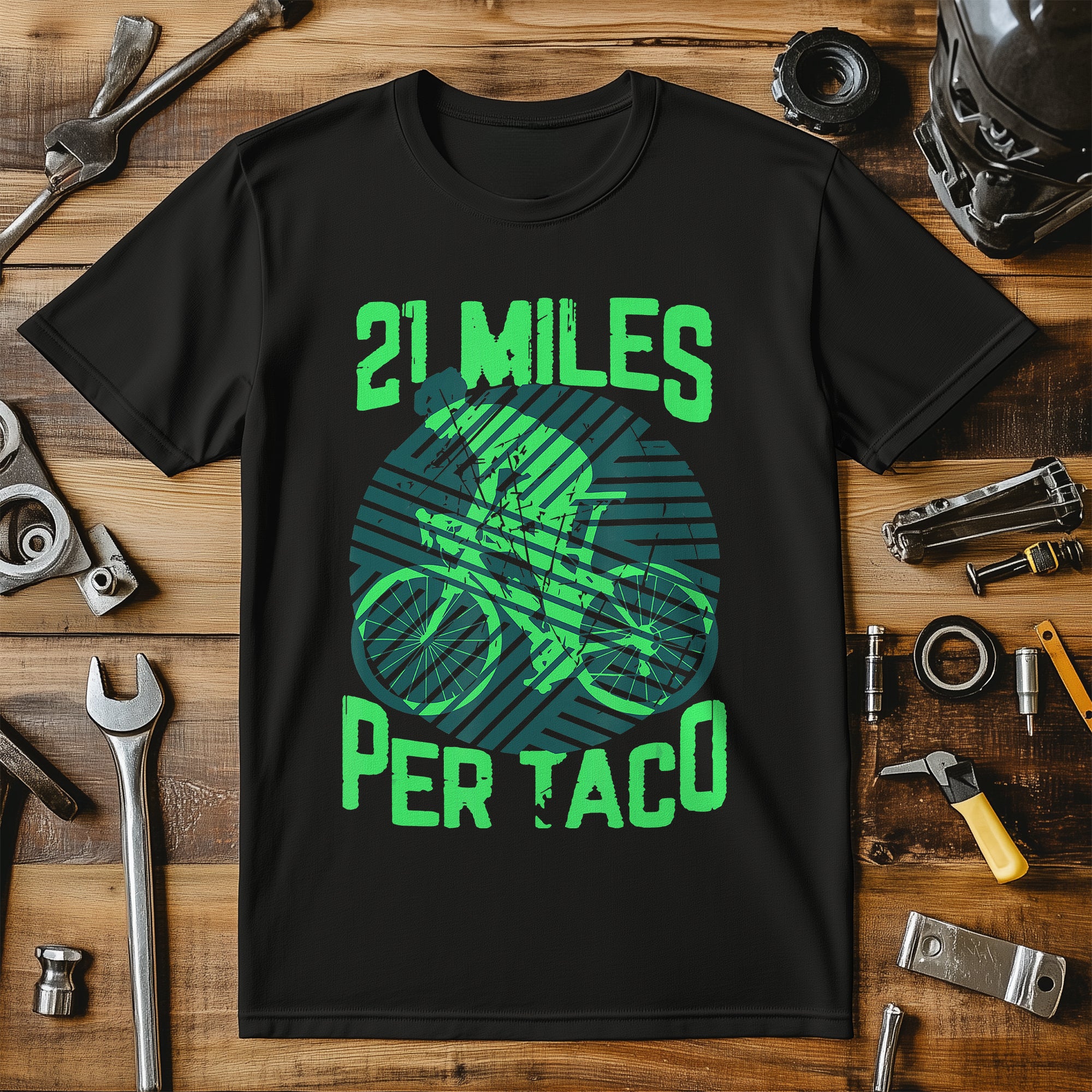 21 miles T-shirt – Velotees