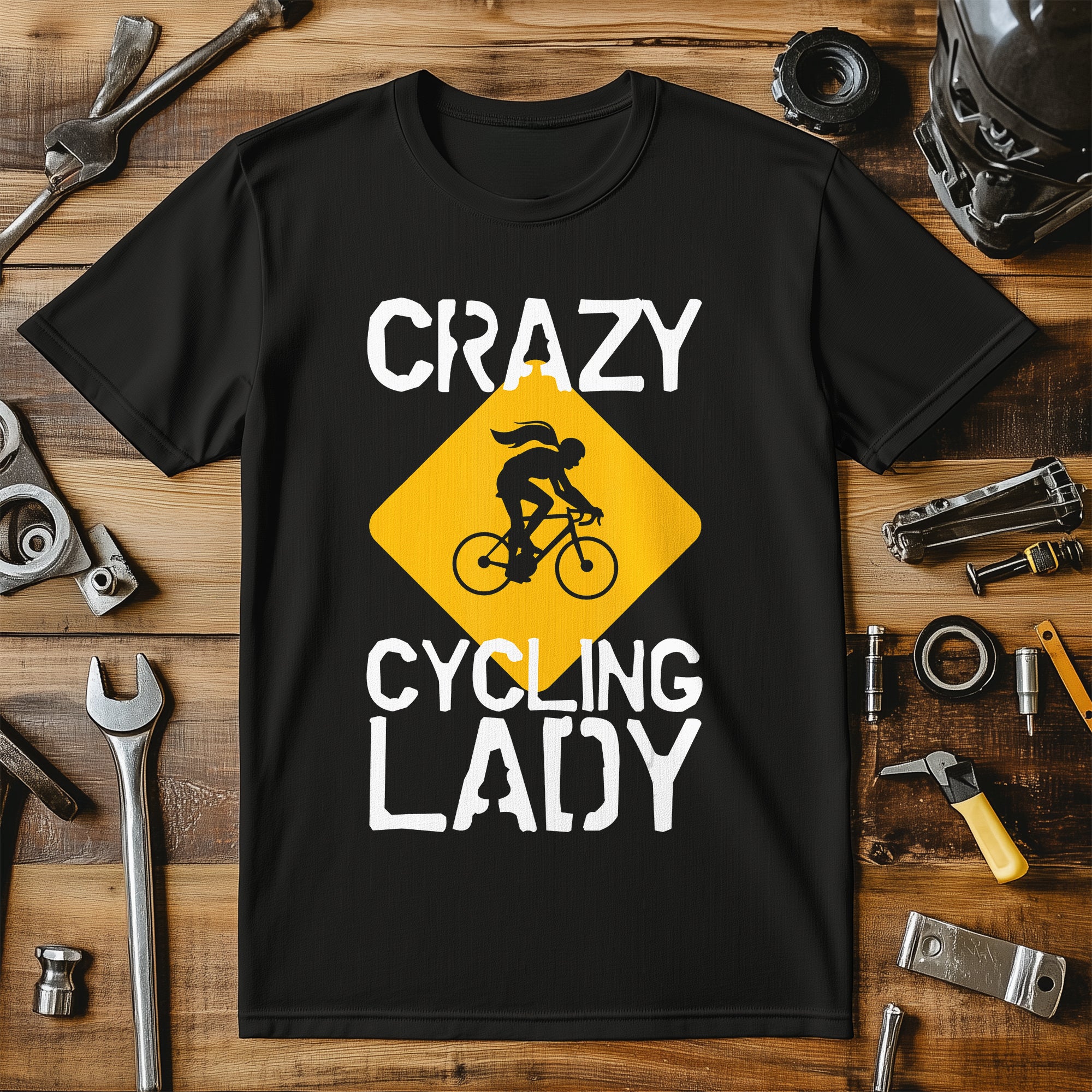 Crazy Cycling T-shirt – Velotees
