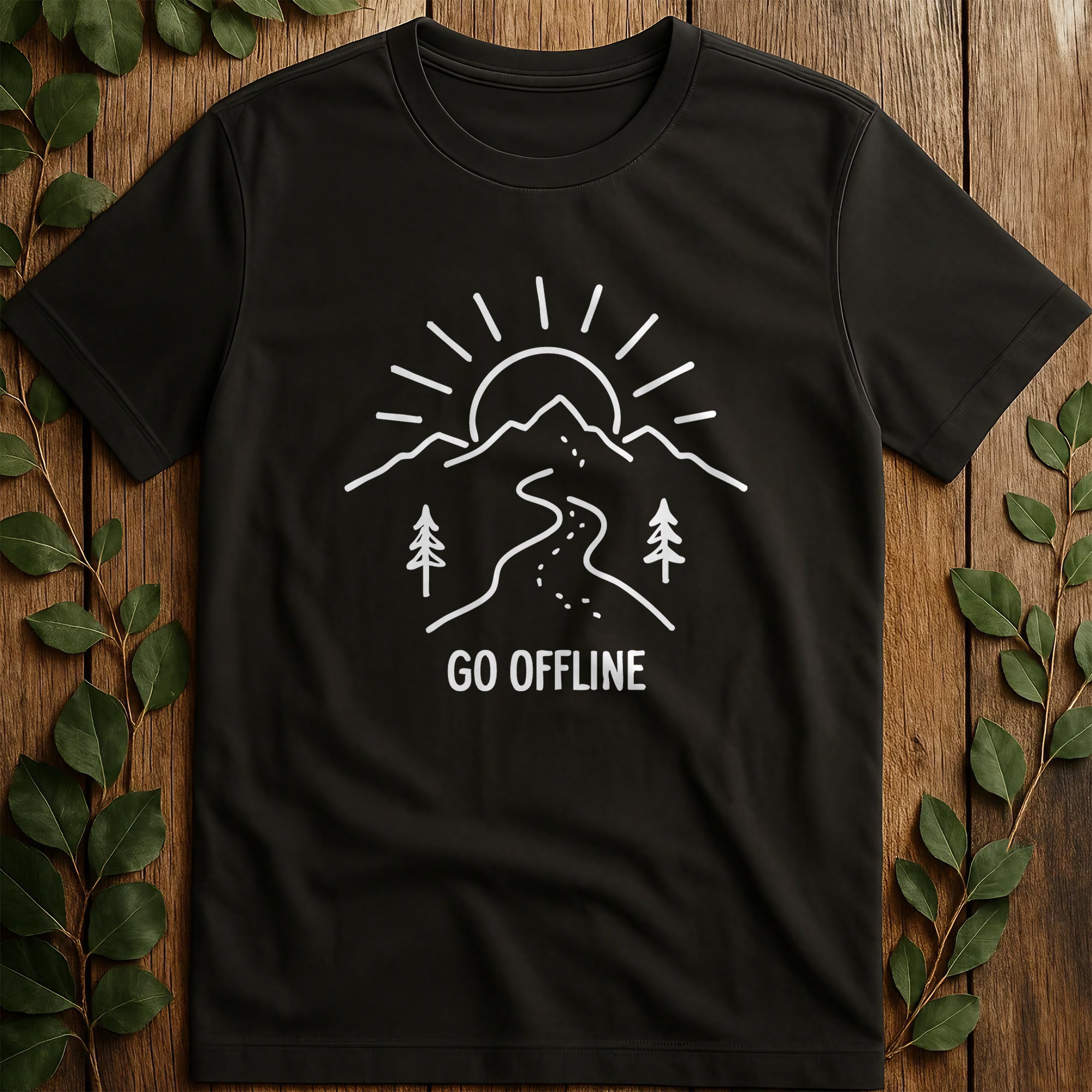 Go Offline 2 T-Shirt – Velotees