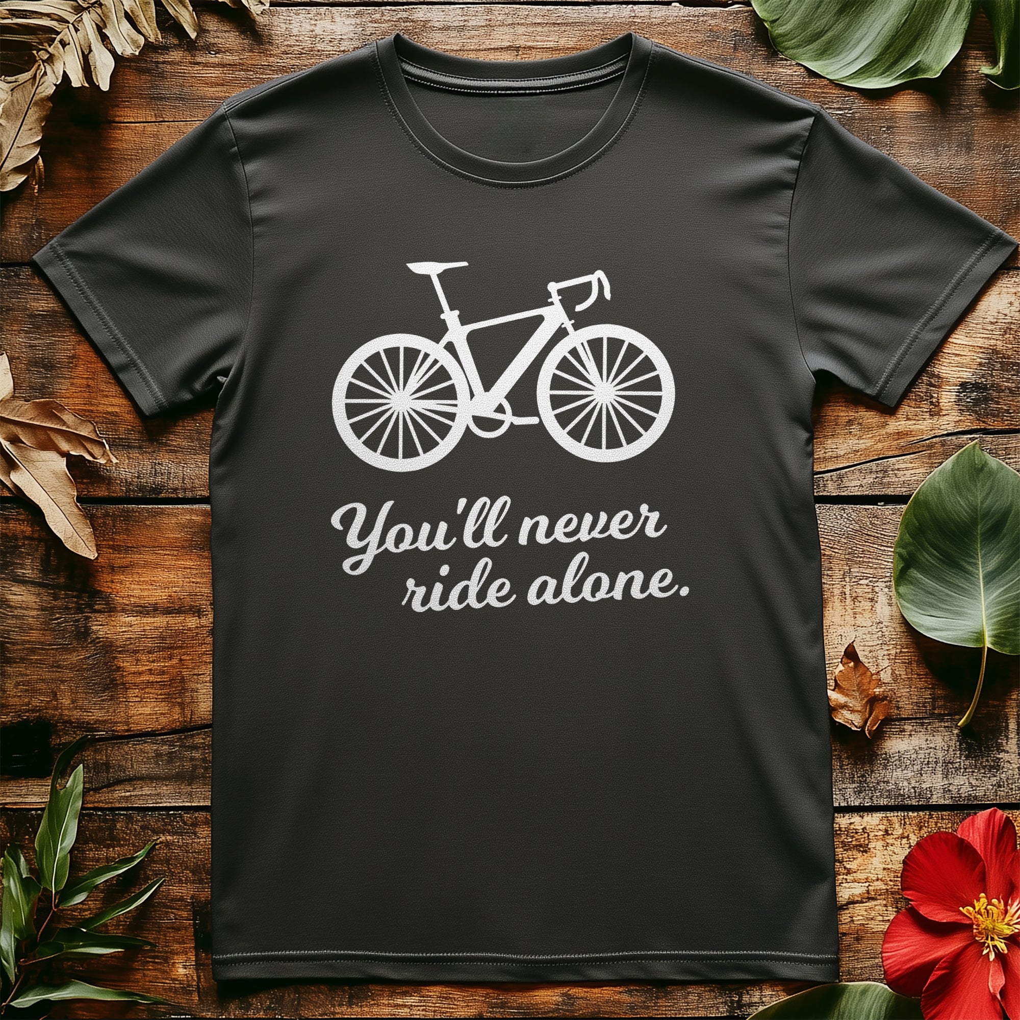 Never ride alone 381 - T-shirt – Velotees
