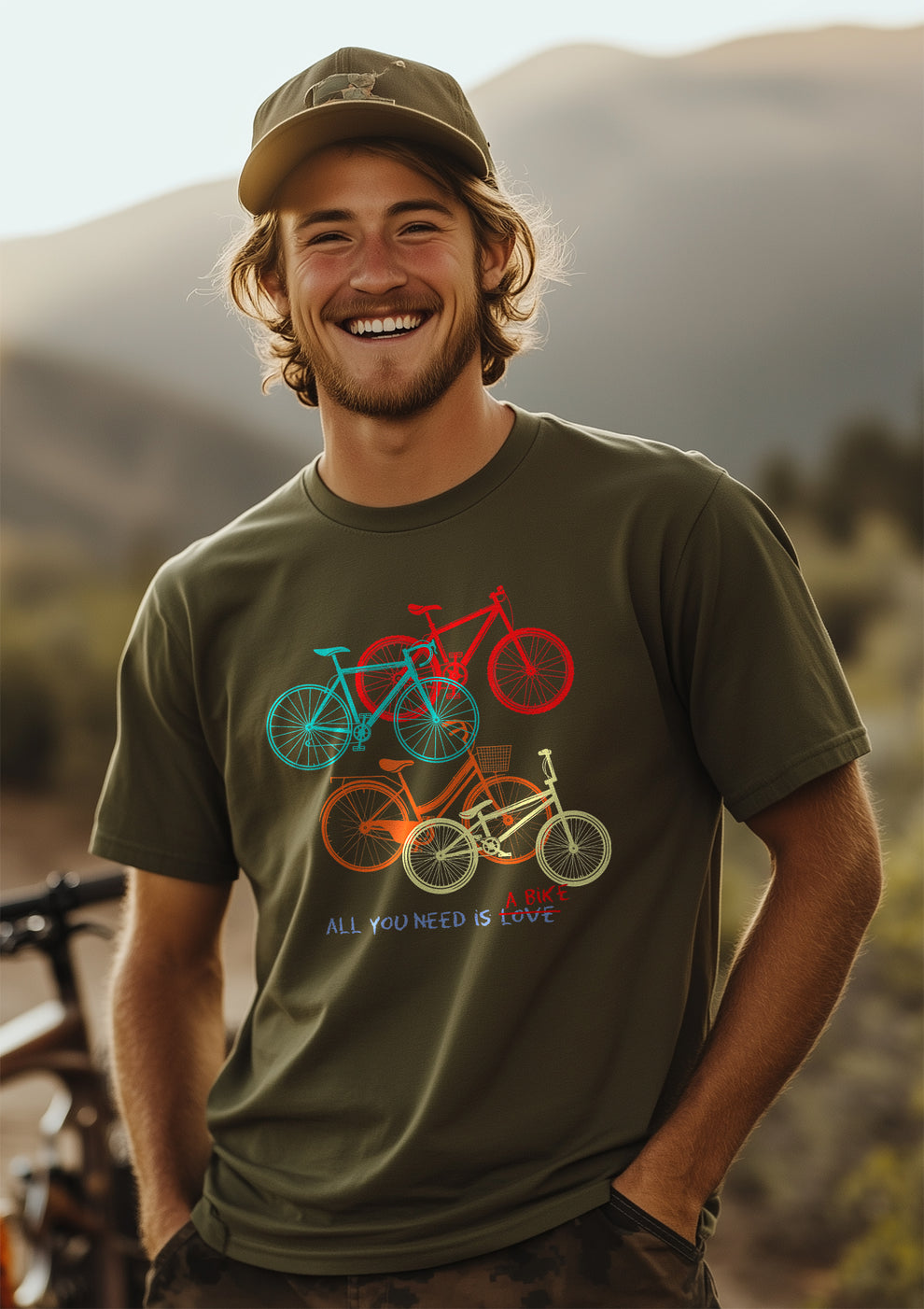 Colour Bikes 12 T-shirt – Velotees